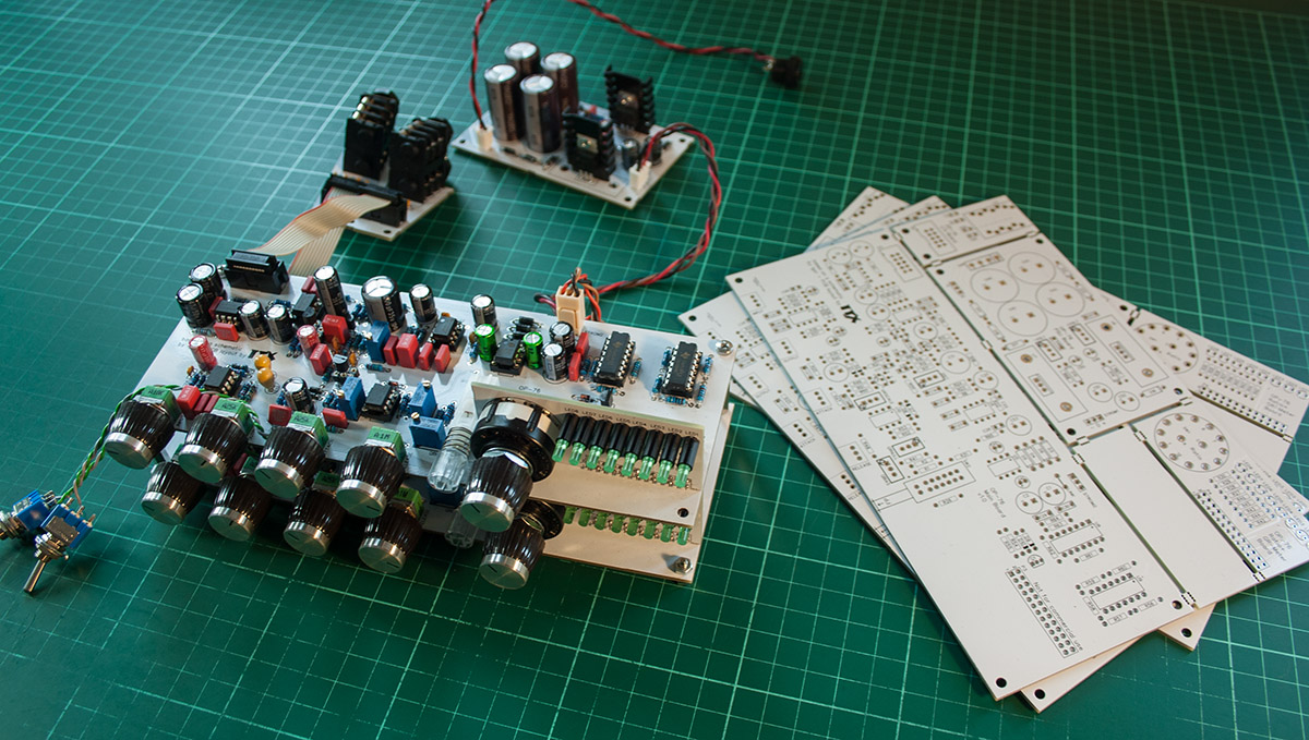 PCBs for 1176-flavoured FET compressor w/ opamps - (almost) no wiring ...